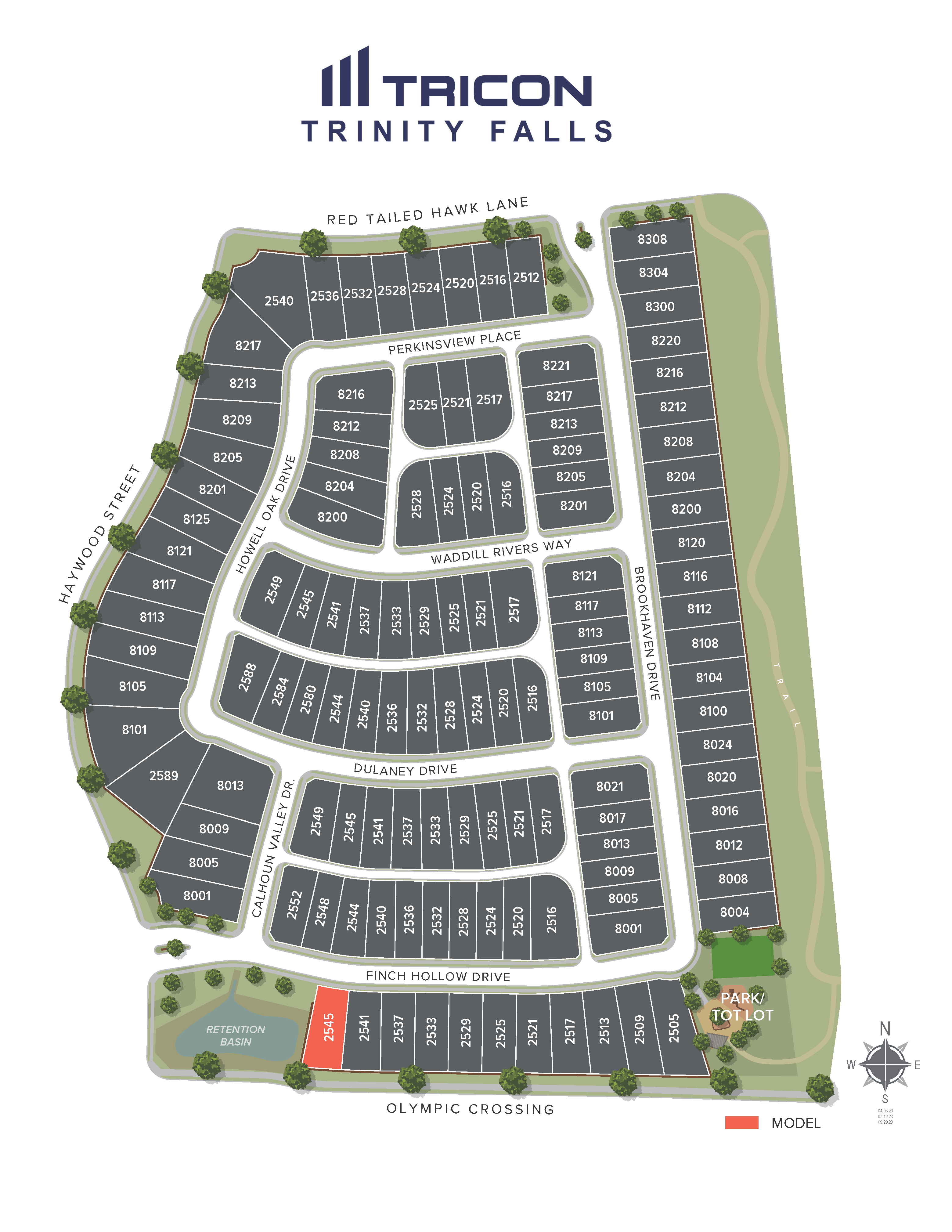 Tricon Trinity Falls Rental Home Community